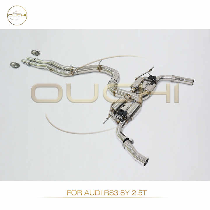 Ouchi Stainless Steel Mid-pipe Catback Exhaust for Audi RS3 8Y 2.5T ...