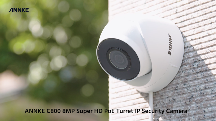 ANNKE 5MP PoE IP Camera with Built-In Mic, IP67 Rated, 30m IR, for ...