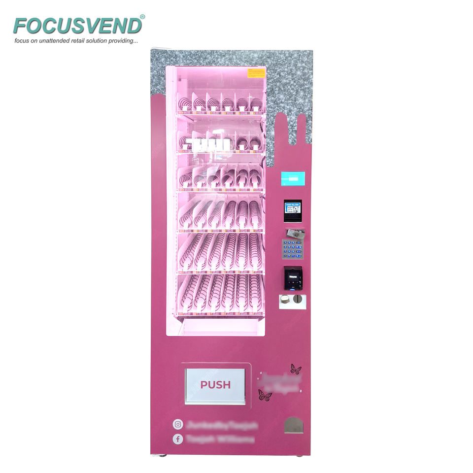 Beauty Vending Machine Slim Cooling Vending Machine With Soda Cola ...