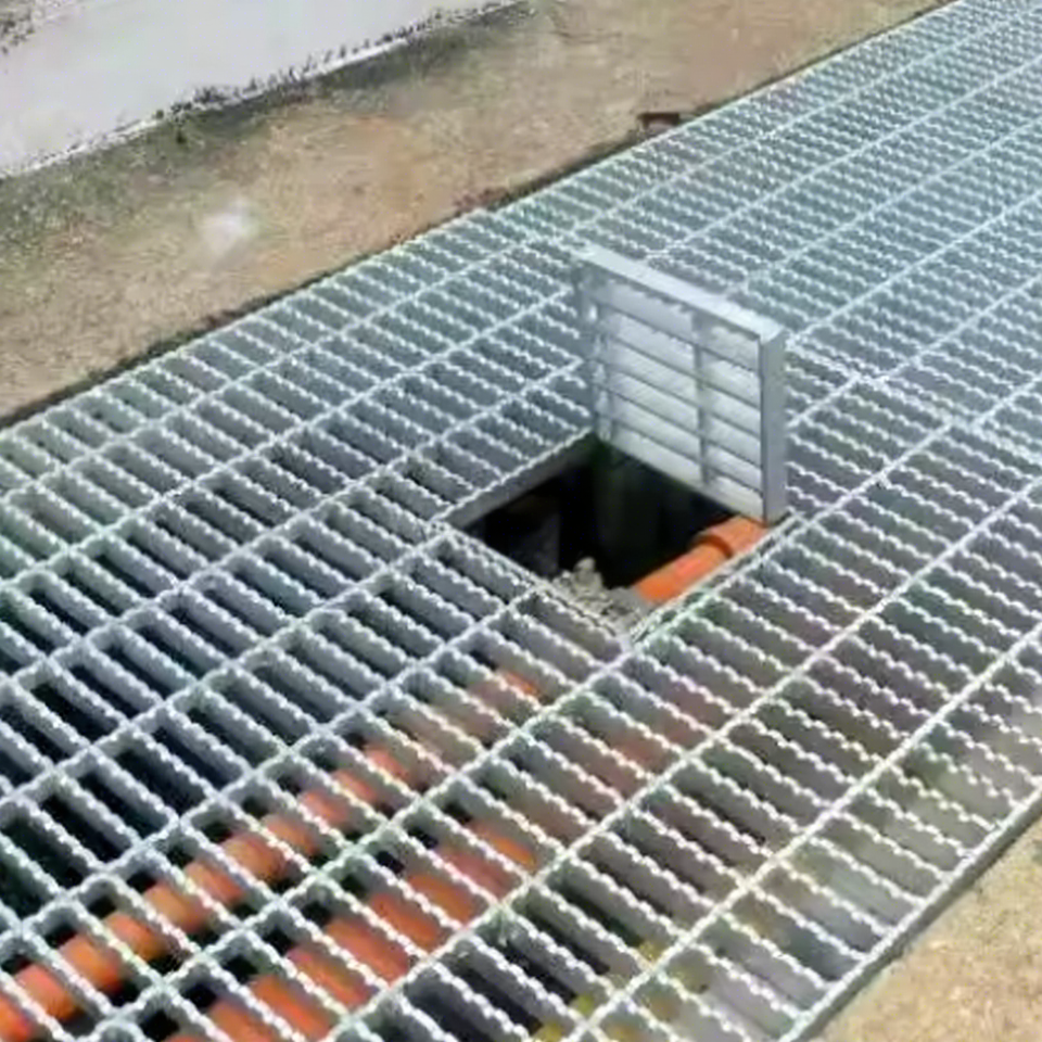Steel Grating for Water Treatment Non Corrosive Metal Platform Grating ...