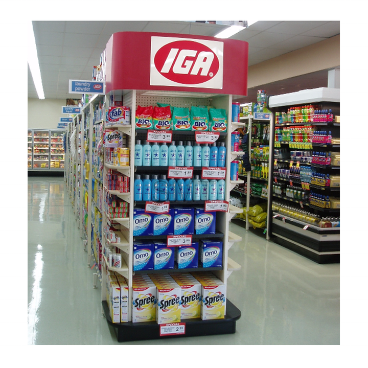 Australia IGA Outrigger Supermarket Shelving Liquor Retail Shelves ...