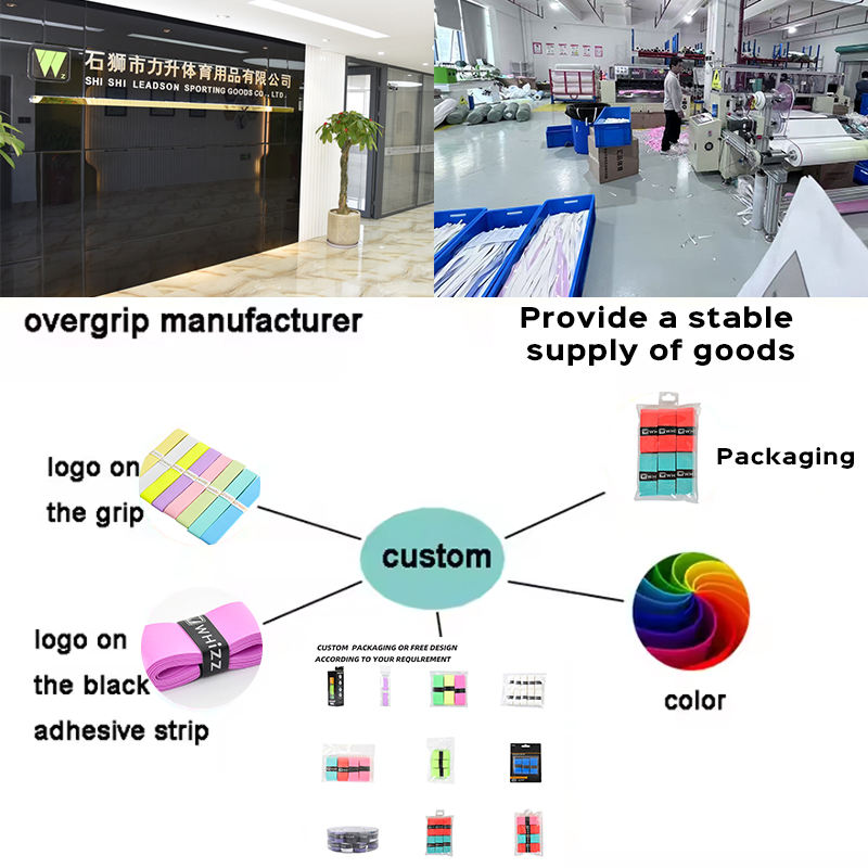 Custom High Quality Eco-friendly PU Badminton Tennis Overgrip Thin Dry ...