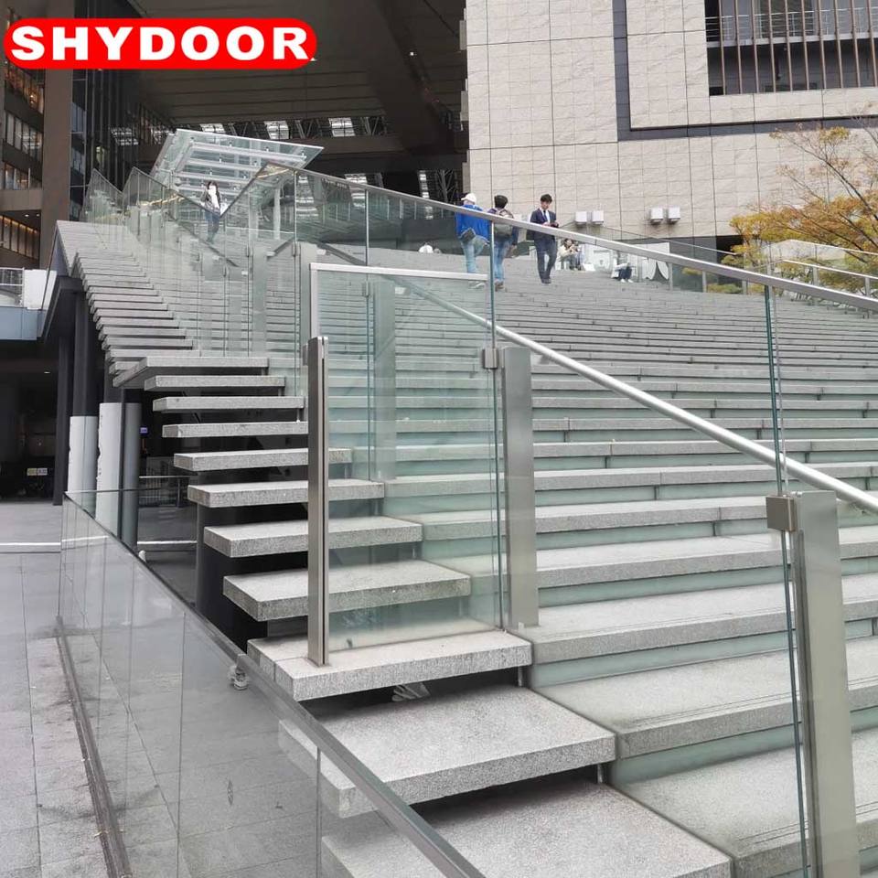 304 SS Commercial Grade Stair Railing Shopping Mall Park Use ...