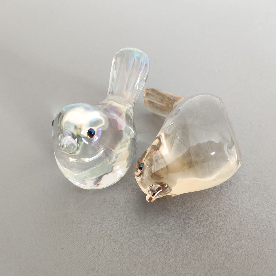 Paperweight Crystal Bird Handmade Glass Animals Crystal Bird Figurine ...