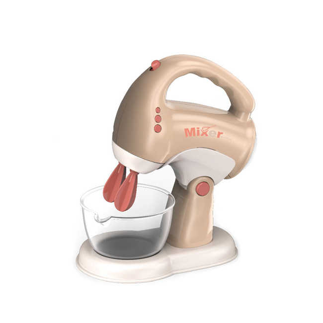Kids Popular Pretend Play Kitchen Mixer Toy Electric Rotate Lights ...