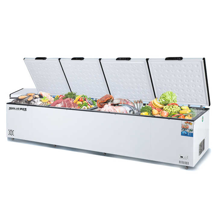 Top-freezer Refrigerators Ice Cabinet Commercial Horizontal ...