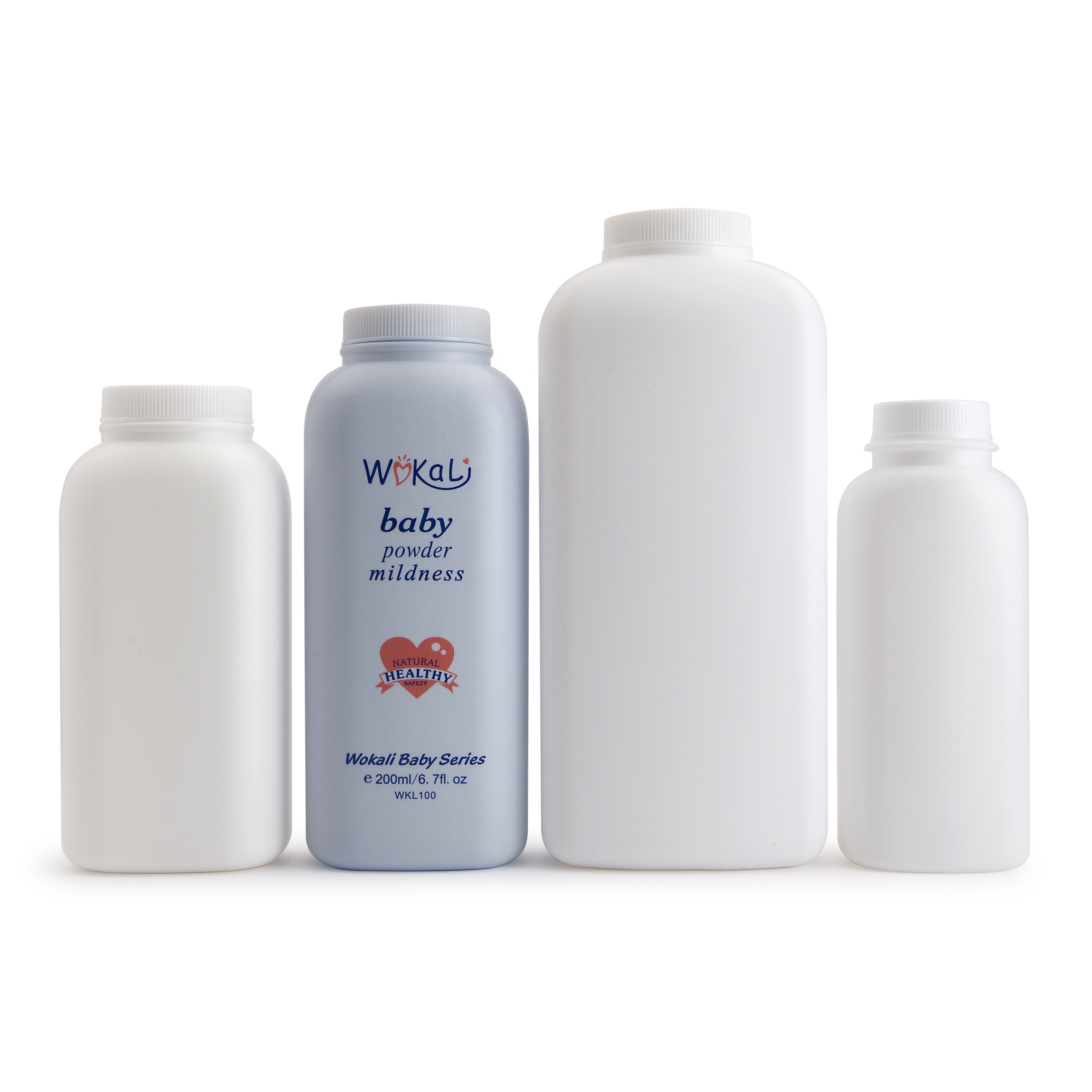 HDPE Shaker Bottles - Customizable Powder Containers - High Quality
