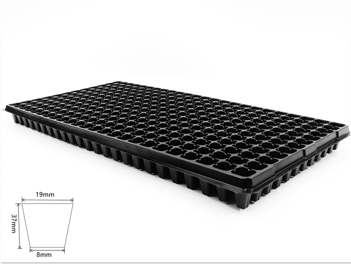 High Quality 288 Plastic Nursery Cells with PET Seedling Trays Lids ...