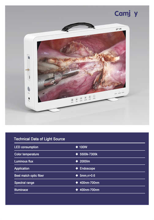 Top Quality 27 Inch Portable 3 in 1 Medical 4K Ultra HD Endoscope Camera System Surgical 4K ...