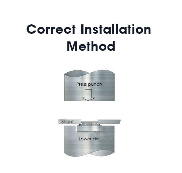Customized Model S M8 Insert Nut Press Press Clinching Nut Self ...
