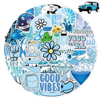 Wholesale laptop stickers aesthetic blue For Easy Decorative Displays ...