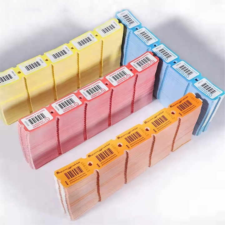 Custom Printed Arcade Redemption Tickets Roll for Ticket Scanners - ODM