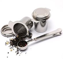 Black Reusable Tea Bag Stainless Steel Wire Mesh Tea Infuser Strainer ...