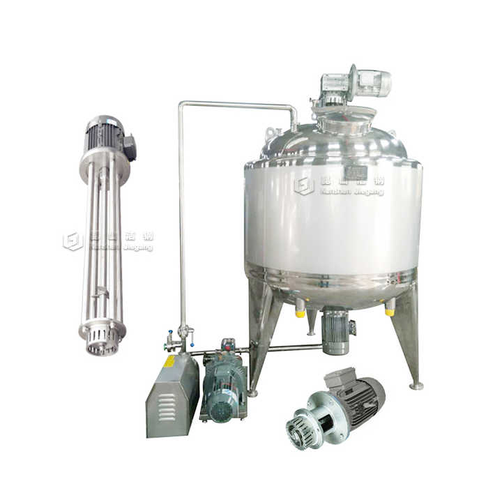 Industrial Vacuum Mixer 500l Stainless Emulsification Tank