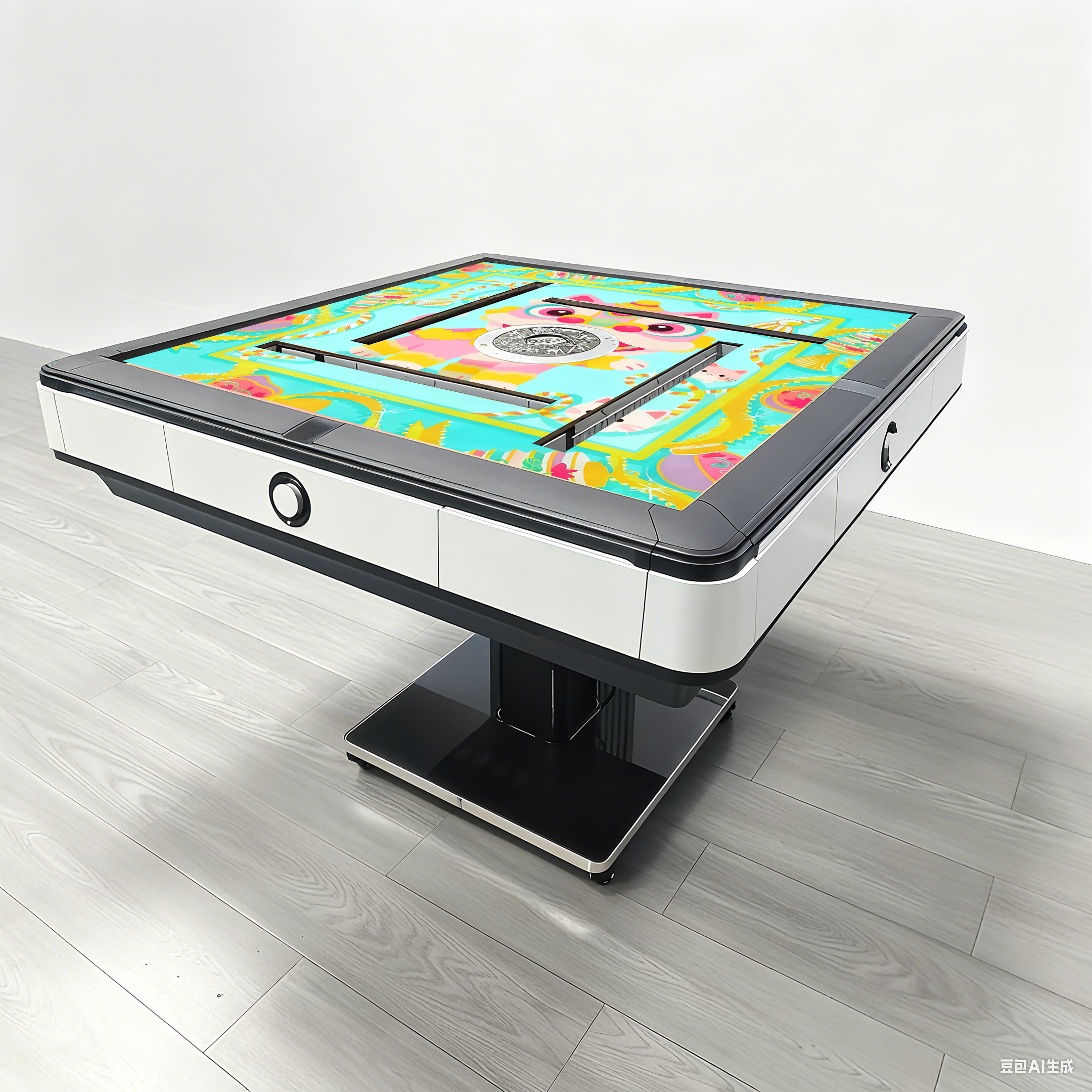 Automatic Mahjong Table - Foldable Design with USB Port