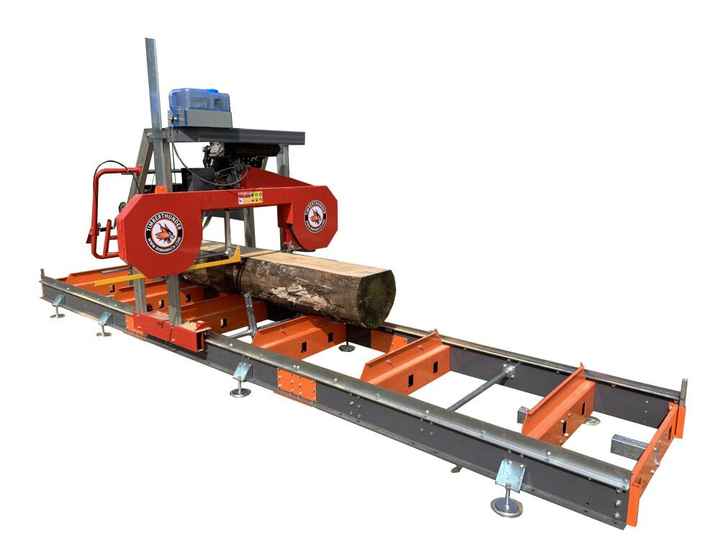 Forestry Machine Automatic Petrol Portable Horizontal Chainsaw Sawmill ...