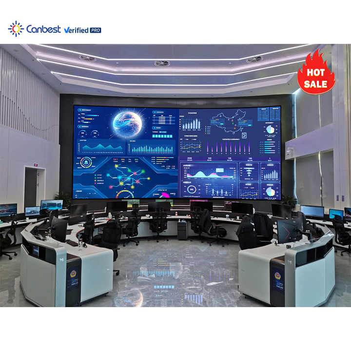 P1.8 Indoor Full Color LED Display - Control Room Video Wall