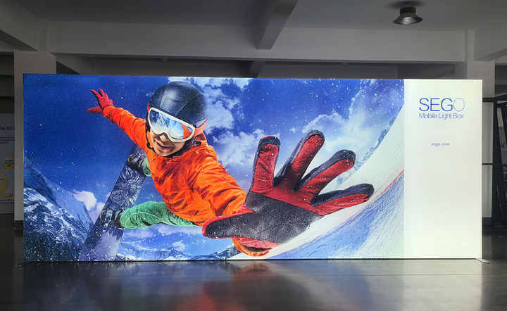 SEGO 20ft LED Light Box - Portable Trade Show Display