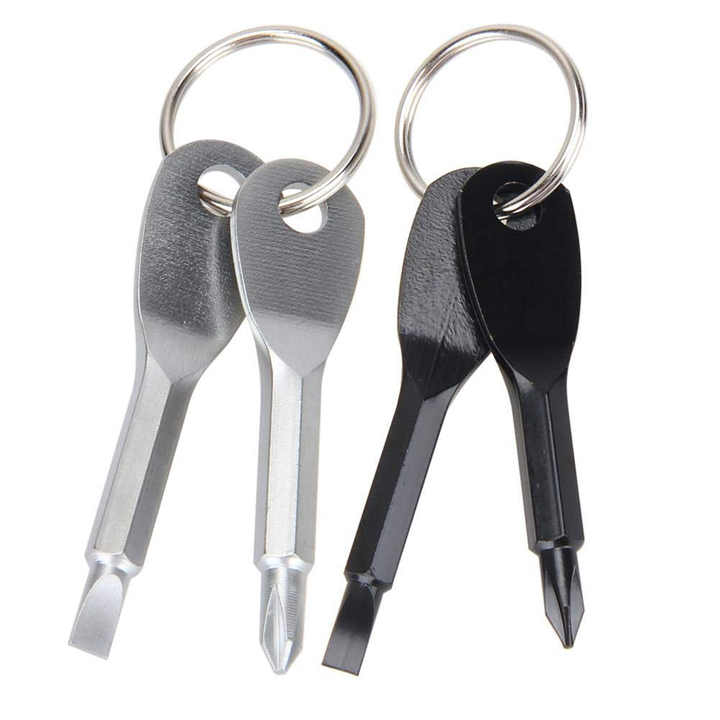Mini Screwdriver Set Key Chain - Portable & Multi-functional