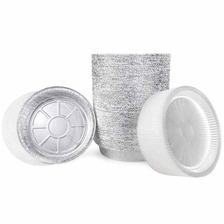 8-Inch Clear Dome Lids for Disposable Food Grade Aluminum Foil ...