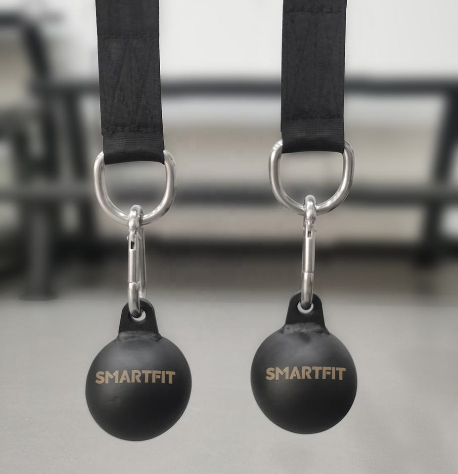 SMARTFIT Steel Cannonball Ball Grips Pull up Training with Hanging ...