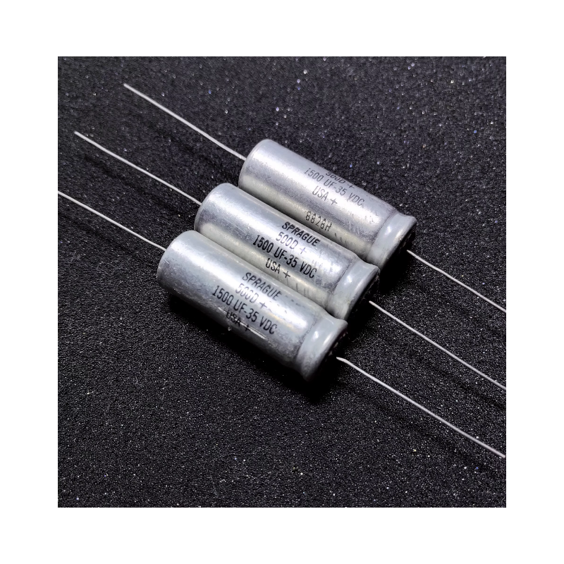 SPRAGUE 500D Series 1500uf 35v Axial Capacitor for Industrial ...