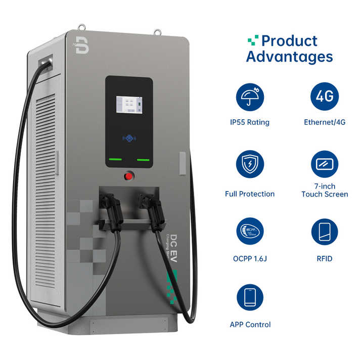 BENY 60kw-240kw DC Fast Charging Pile with LCD Screen