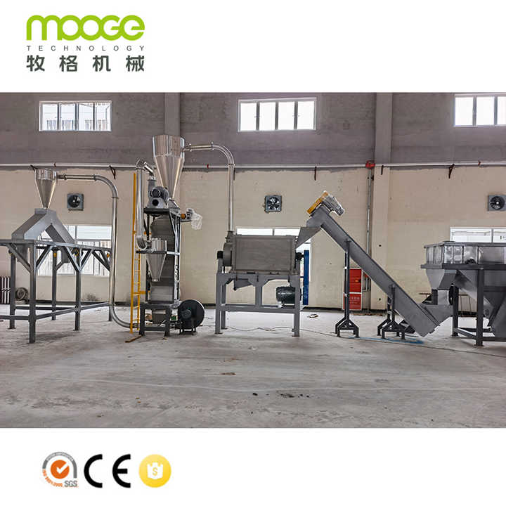 Waste HDPE Containers Recycling Washing Line Plastic Processing Machine ...