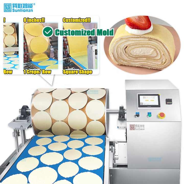 Rotating Electric Crepe Maker Pancakes Machine New Production Galette ...
