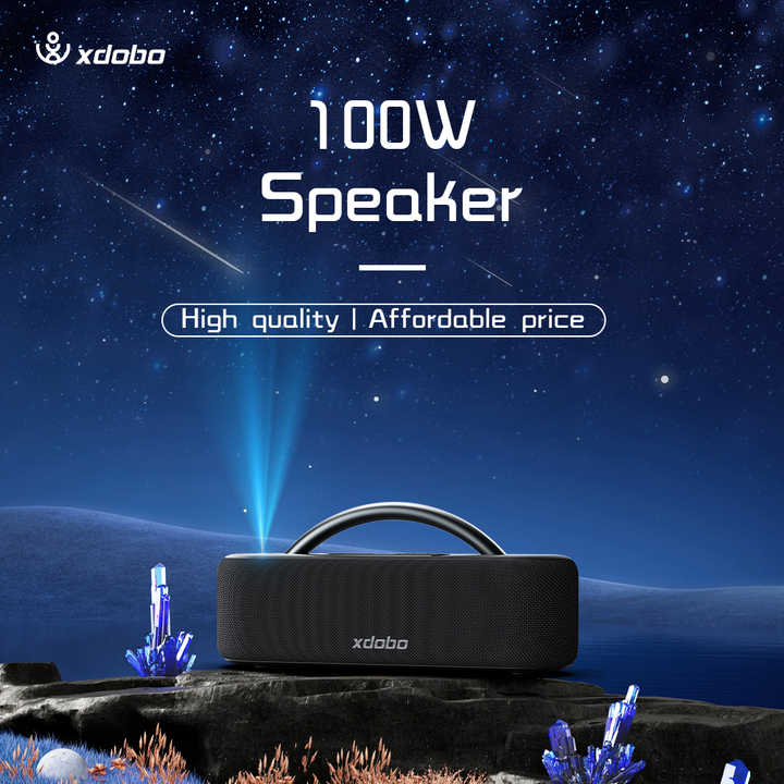 XDOBO STAR 100W Portable Speaker with Star Projector Light