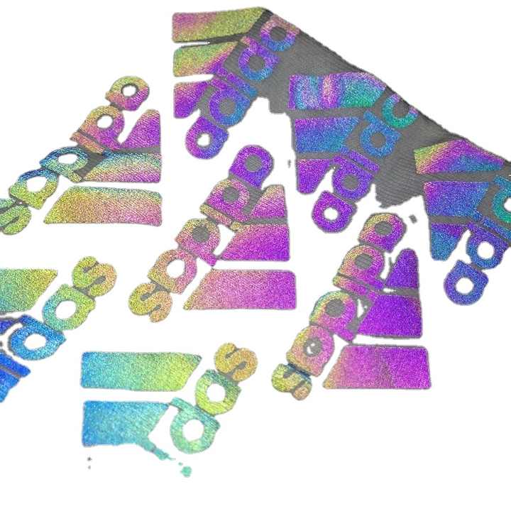 Custom Iridescent/rainbow Reflective Transfer Print for Garments ...