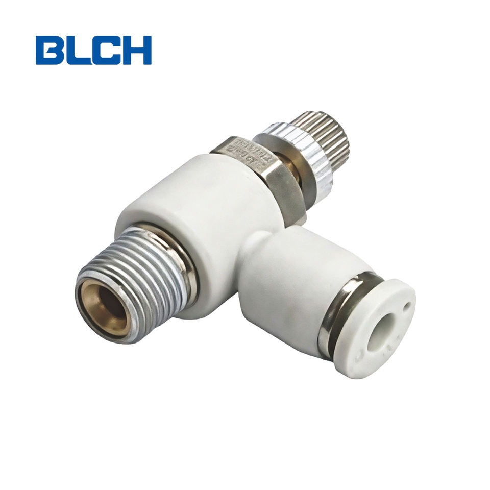 BLCH SL Pneumatic White Fitting Push-In One-Touch Elbow Speed ...