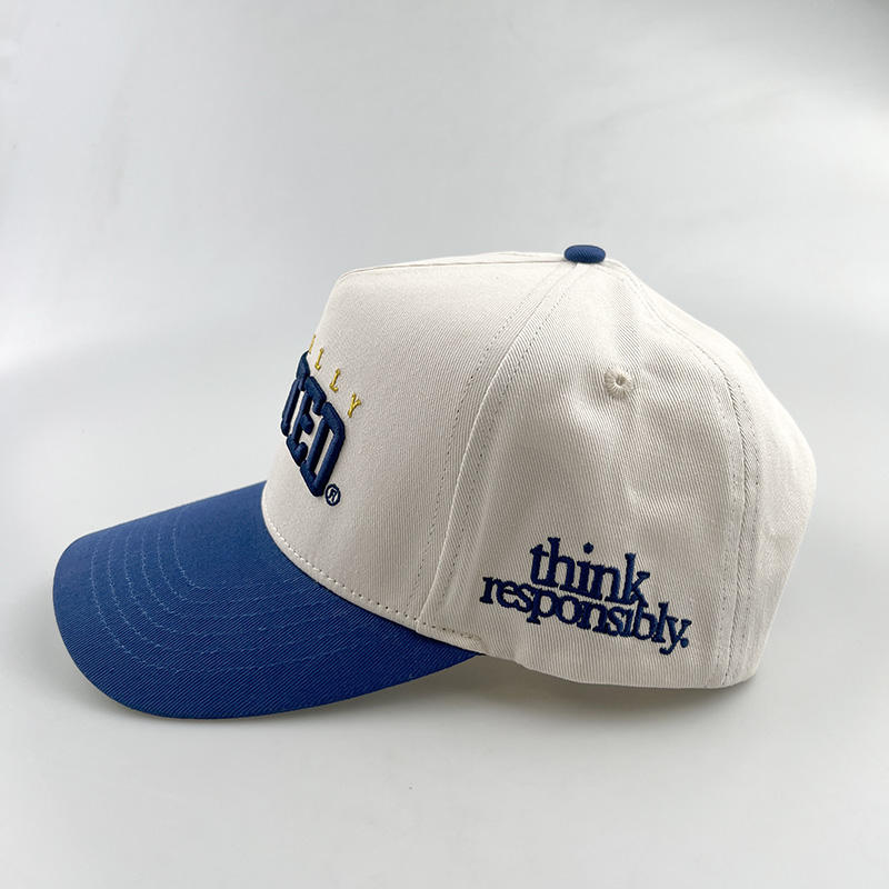 Custom Embroidered Logo 5 Panels Snapback Sport Caps Hats Wholesale ...