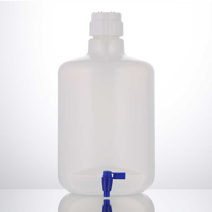 Laboratory Plastic Large-capacity Bottles Storage and Drainage Round Carboy with Spigot 10 20 ...