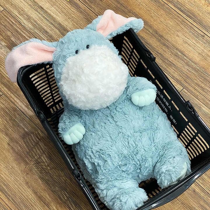 2025 New Trending Cute and Cuddly Blue Little Donkey Custom Animal Toys ...