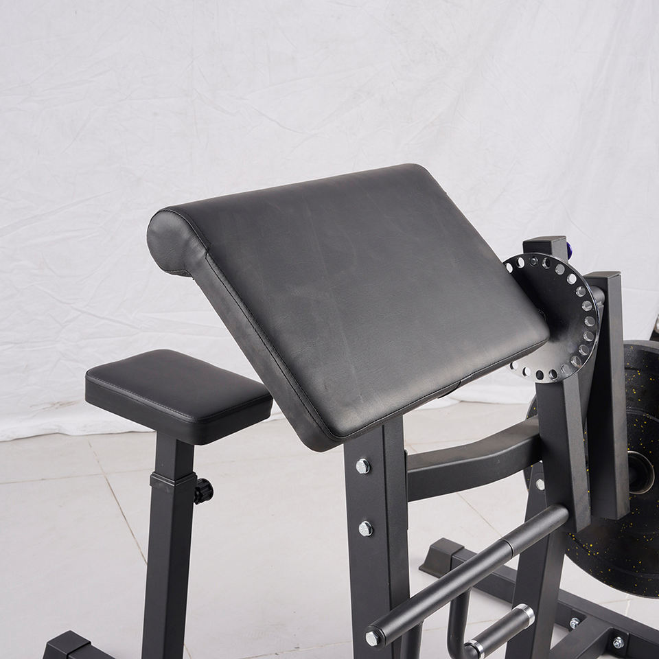 Seated Curl Machine Commercial Home Bicep Tricep Steel Durable Leg ...