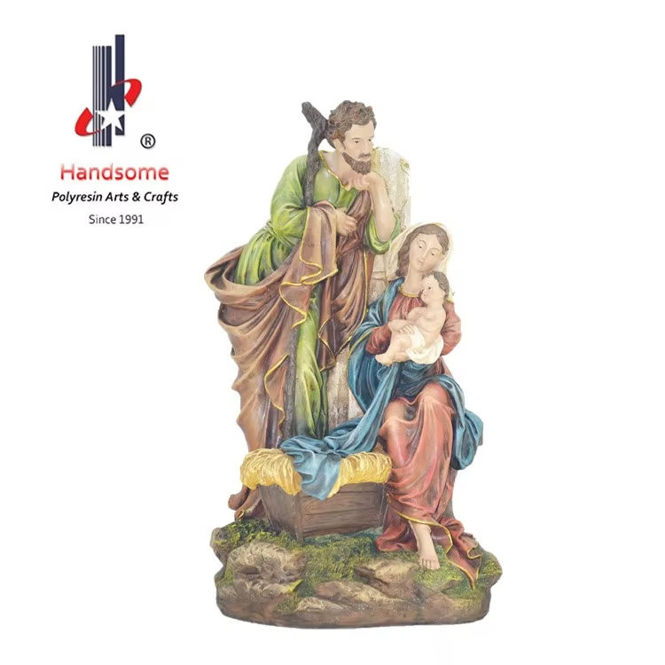 HANDSOME Customizable Indoor 3D Resin Statue Nativity Set Christmas ...