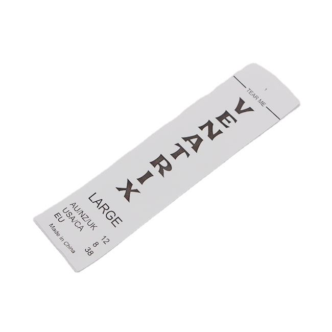 Custom Tear Away Labels - Soft Neck Eco-Friendly Design