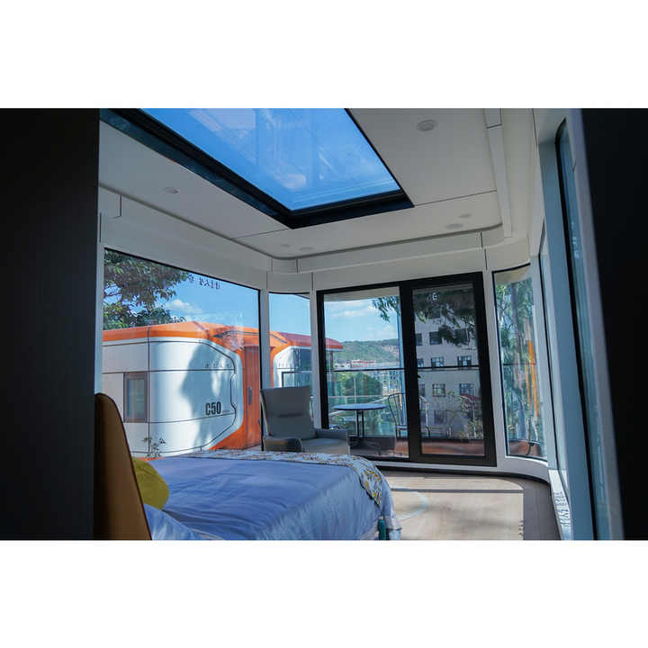 Hotel Space Capsule; Spaceship Precast Modern Container Space Capsule ...