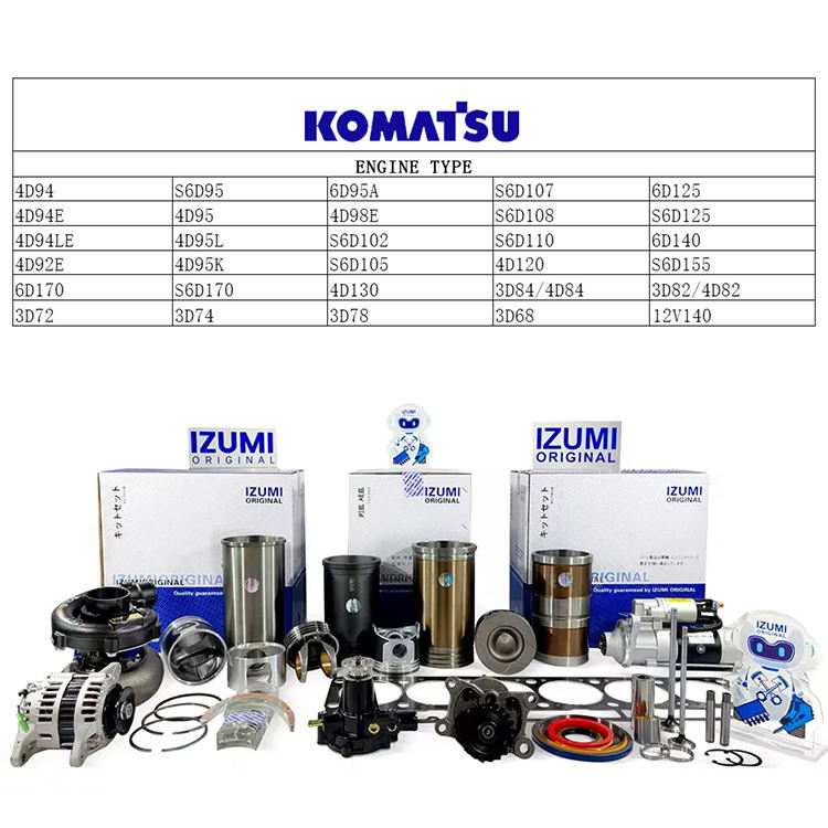 IZUMI ORIGINAL S6D110 Oil Pump Diesel Engine Repair Parts Oil Pump FOR ...