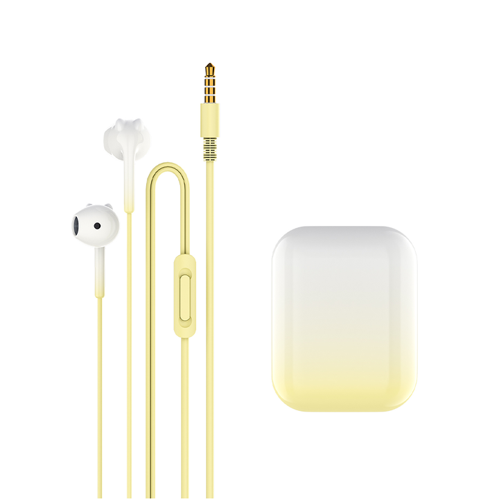 Wholesale Wired Red Yellow Blue Custom Color 3.5mm Earphone Headphone ...