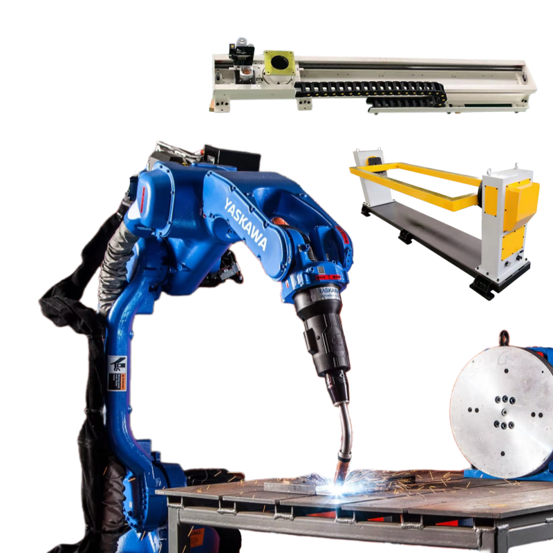 New Rotating Welding Positioner and Yaskawa AR2010 6 Axis Industrial ...
