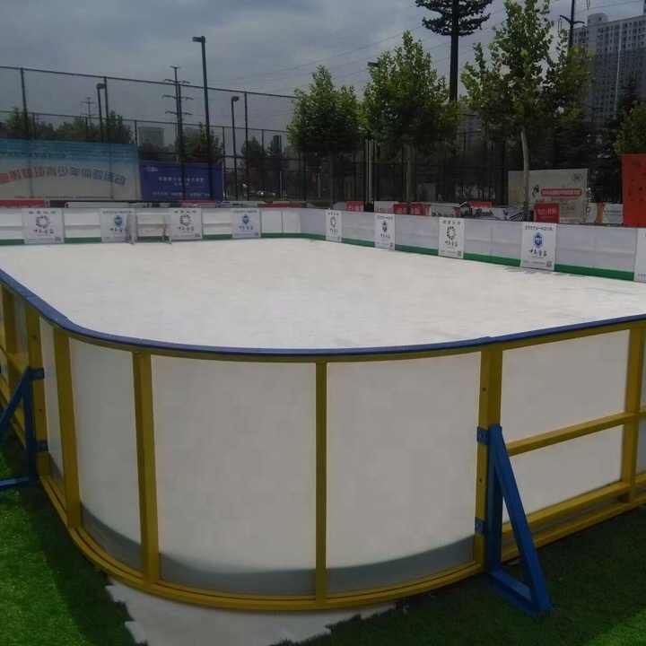 Easy Maintenance UHMWPE Synthetic Ice Skating Rink Boards