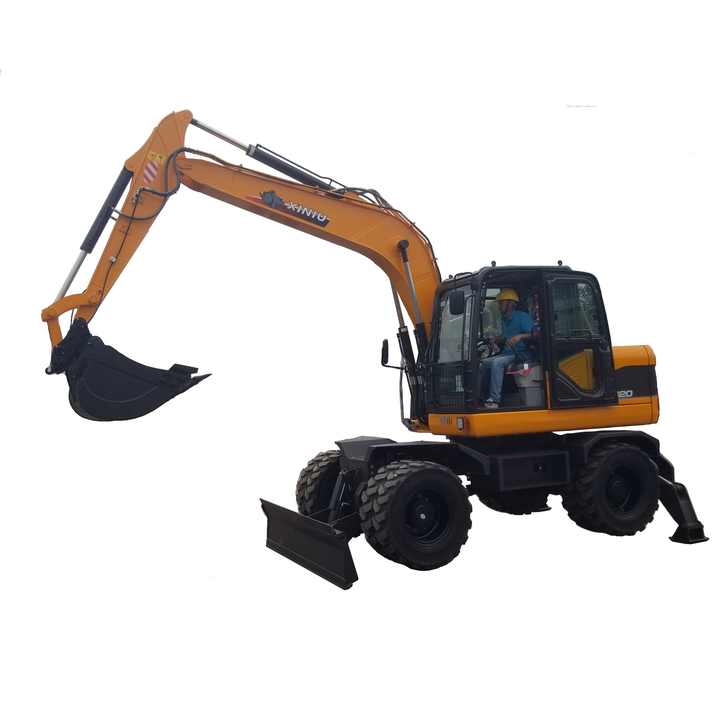 Rhinoceros Wheel Excavator XN120-9C - Heavy Machine 8 Ton