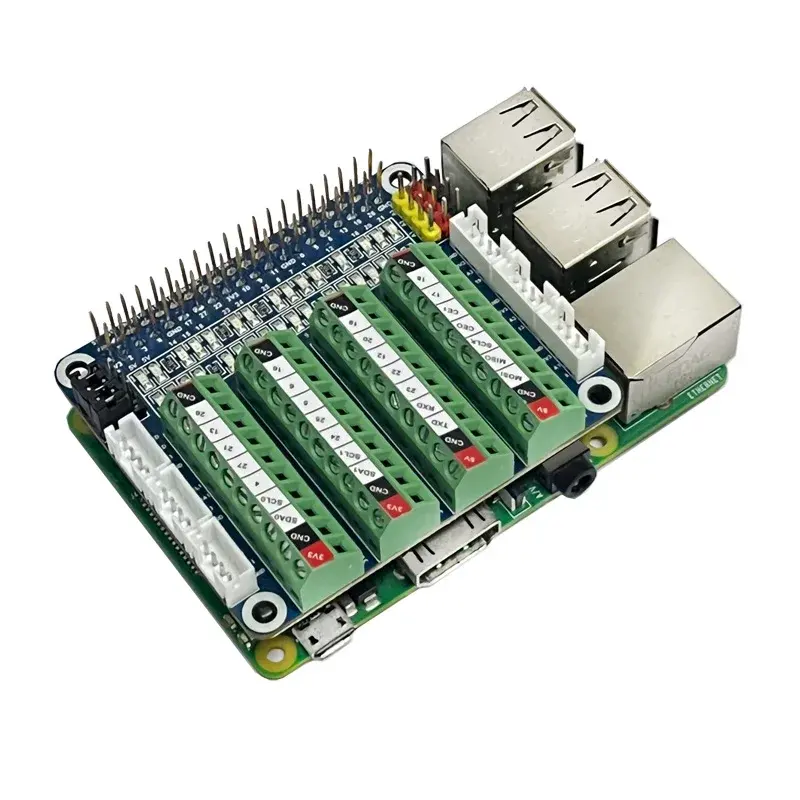 Raspberry Pi GPIO Test Board with LED and PCF8591 Module