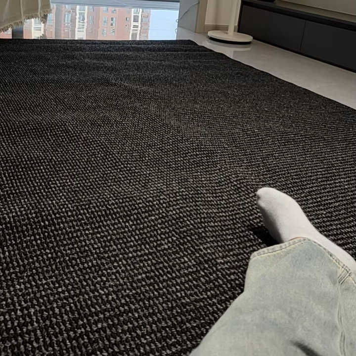 High Pile Carpet Floor Tiles for Living Room Loop Pile Technique ...