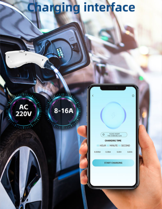 Portable 3.5KW AC Slow Charger 3.5KW AC Portable Charging Stations with ...