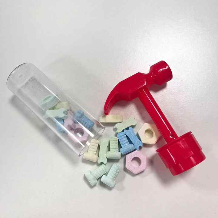 Happy Tool Shape Candy Toy - Sour Fruit Flavors for Kids