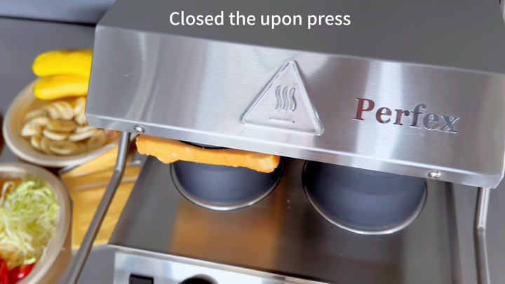 Electric Pocket Sandwich Maker - Commercial Burger Press Machine for ...