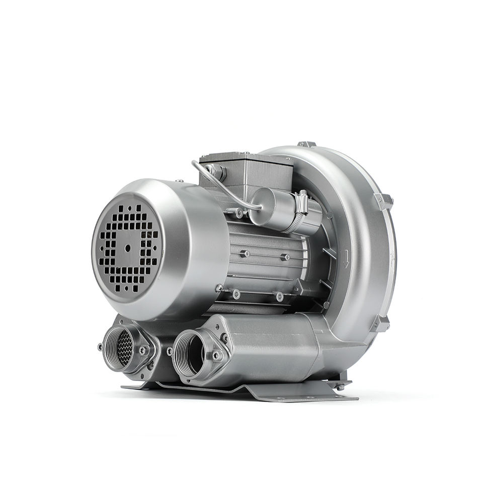 380V Double Impeller Turbine Blower High Air Flow for Fish Pond ...